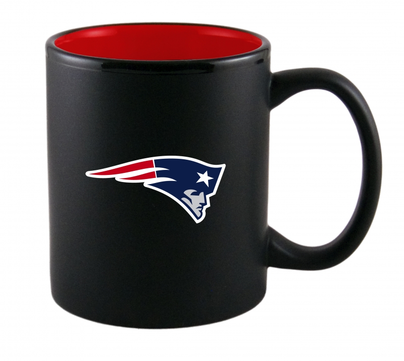 New England Patriots Black Matte Two Tone Mug 325ml - Sport-label.com