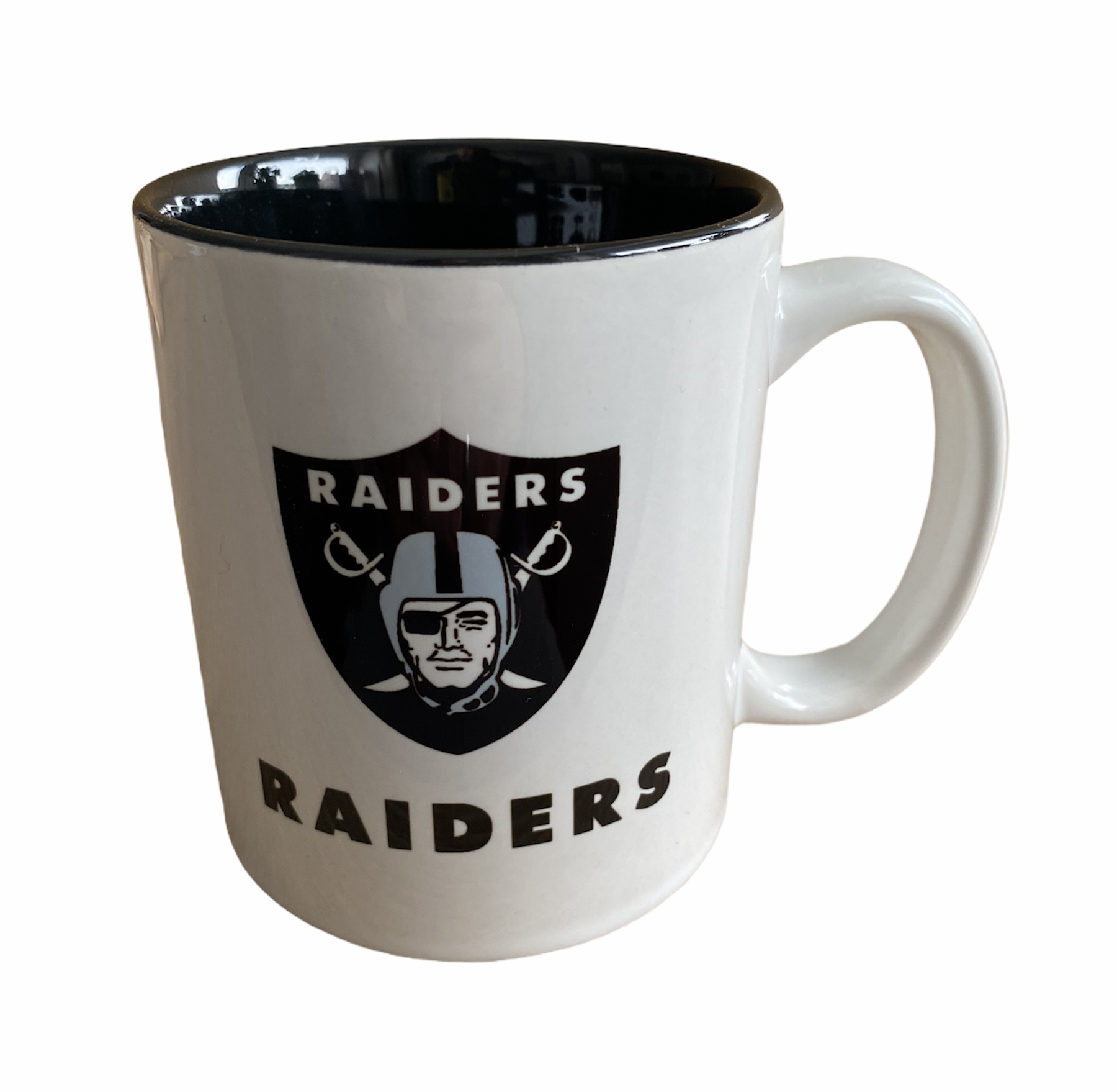 Las Vegas Raiders Two Tone Mug Weiß/Schwarz - Sport-label.com